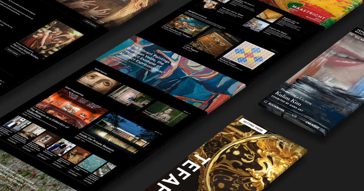 TEFAF website redeveloped in Craft CMS | WHITE